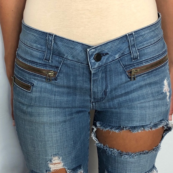 Rockstar | Jeans | Rockstar Distressed Denim Jeans | Poshmark